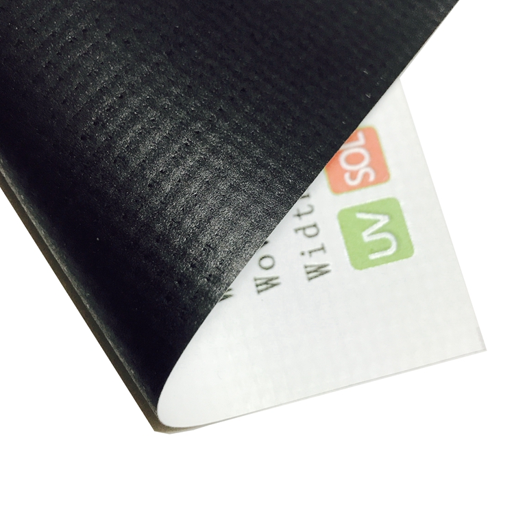 What is black back PVC Banner?